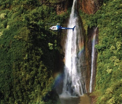 Get a view from another era: Jurassic Falls Helicopter Tour